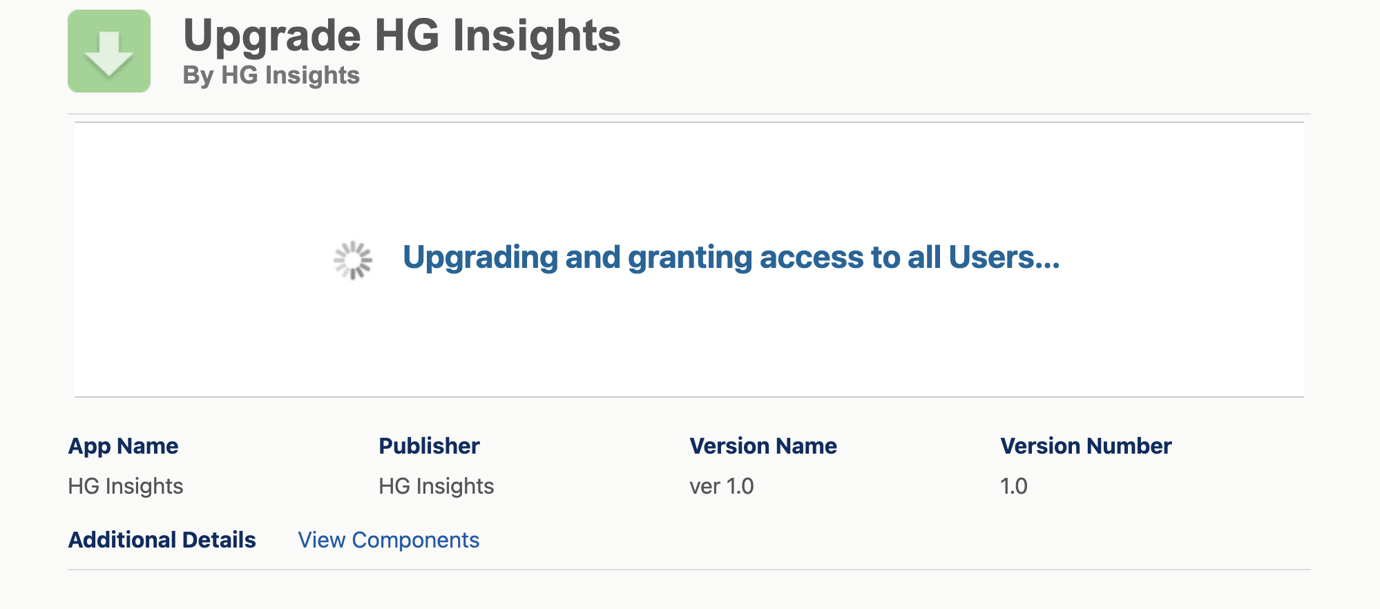 Installing the HG Insights Managed Package – HG Insights